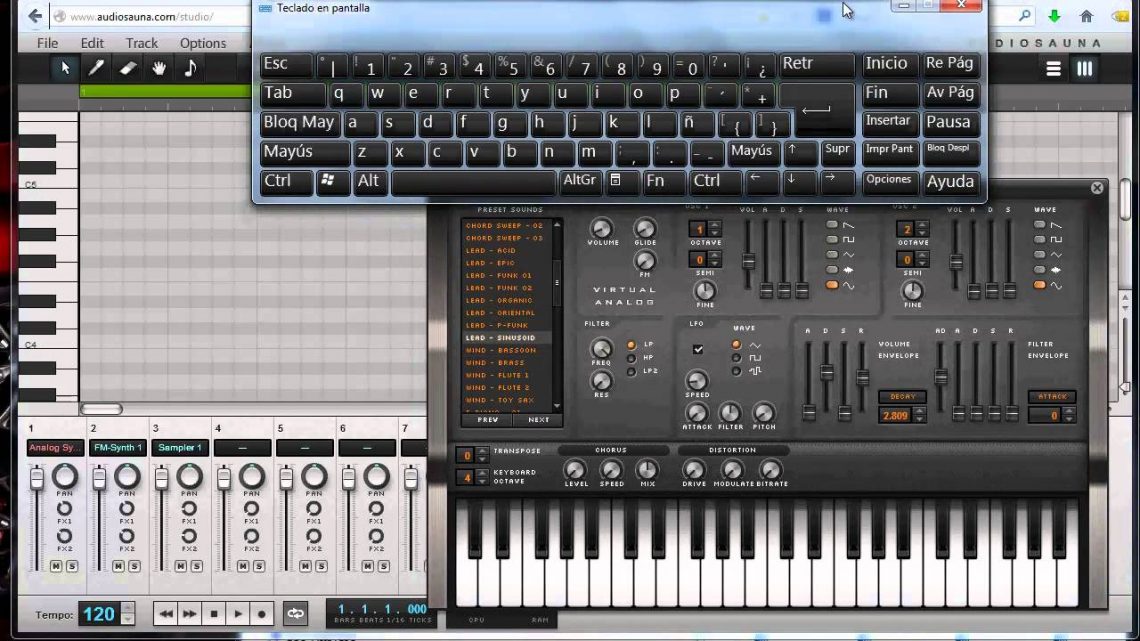 El uso de sintetizadores musicales